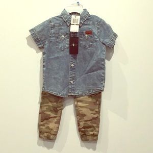 7 For All Mankind | Matching Sets | New Kids 2pc 7 For All Mankind Set ...
